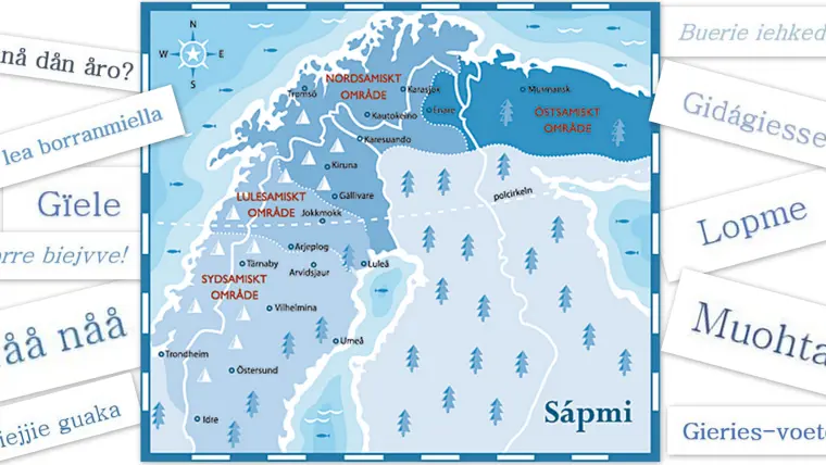 Saemien gïele - Samiska språket